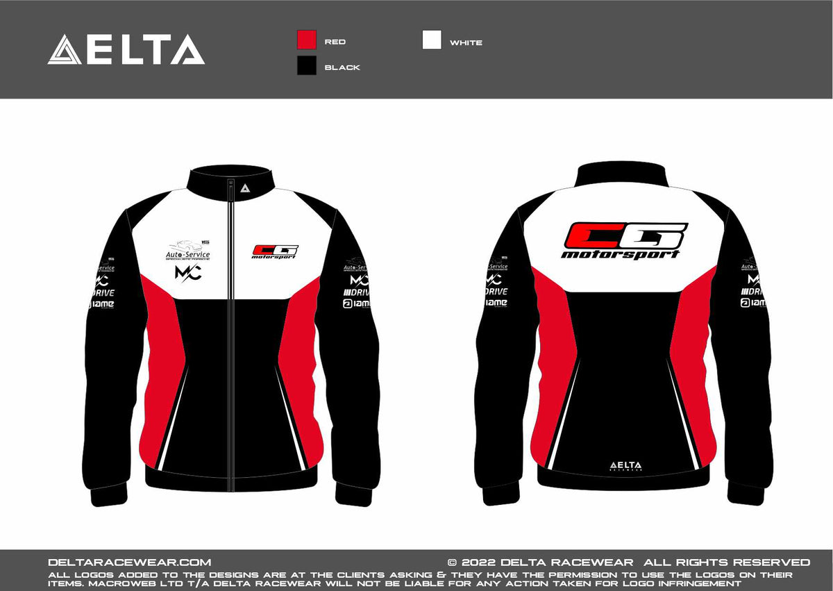 CG Motorsport Sublimated Men's Track Top – Delta Racewear