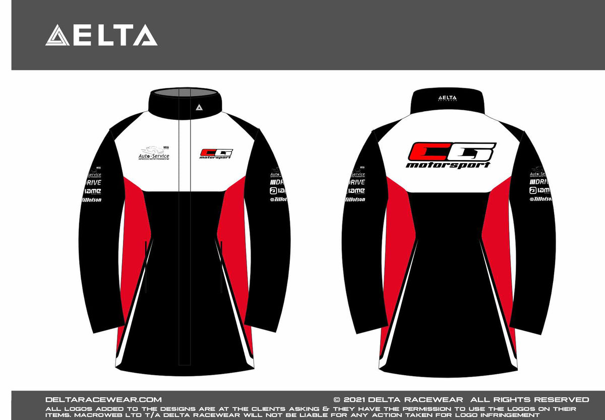 CG Motorsport Sublimated Winter Coat – Delta Racewear