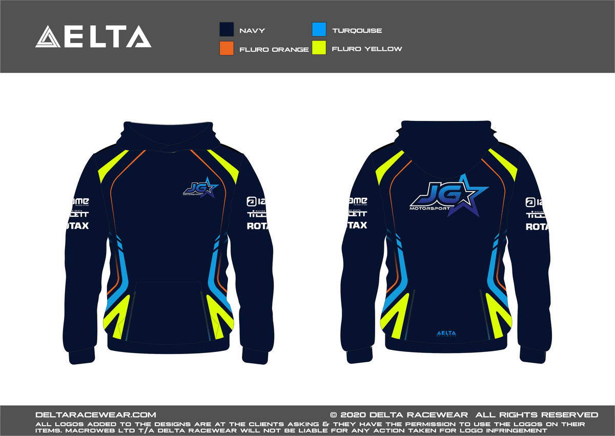 JG Motorsport Sublimated Men's Hoodie – Delta Racewear