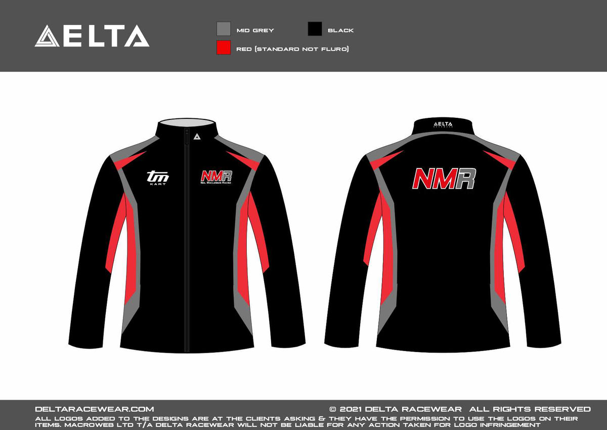 NMR Sublimated Men's Softshell Jacket – Delta Racewear