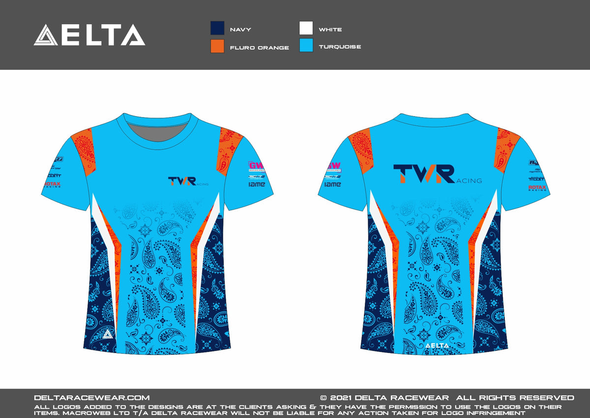 TW Racing Junior Team Kid's Sublimated T-Shirt – Delta Racewear