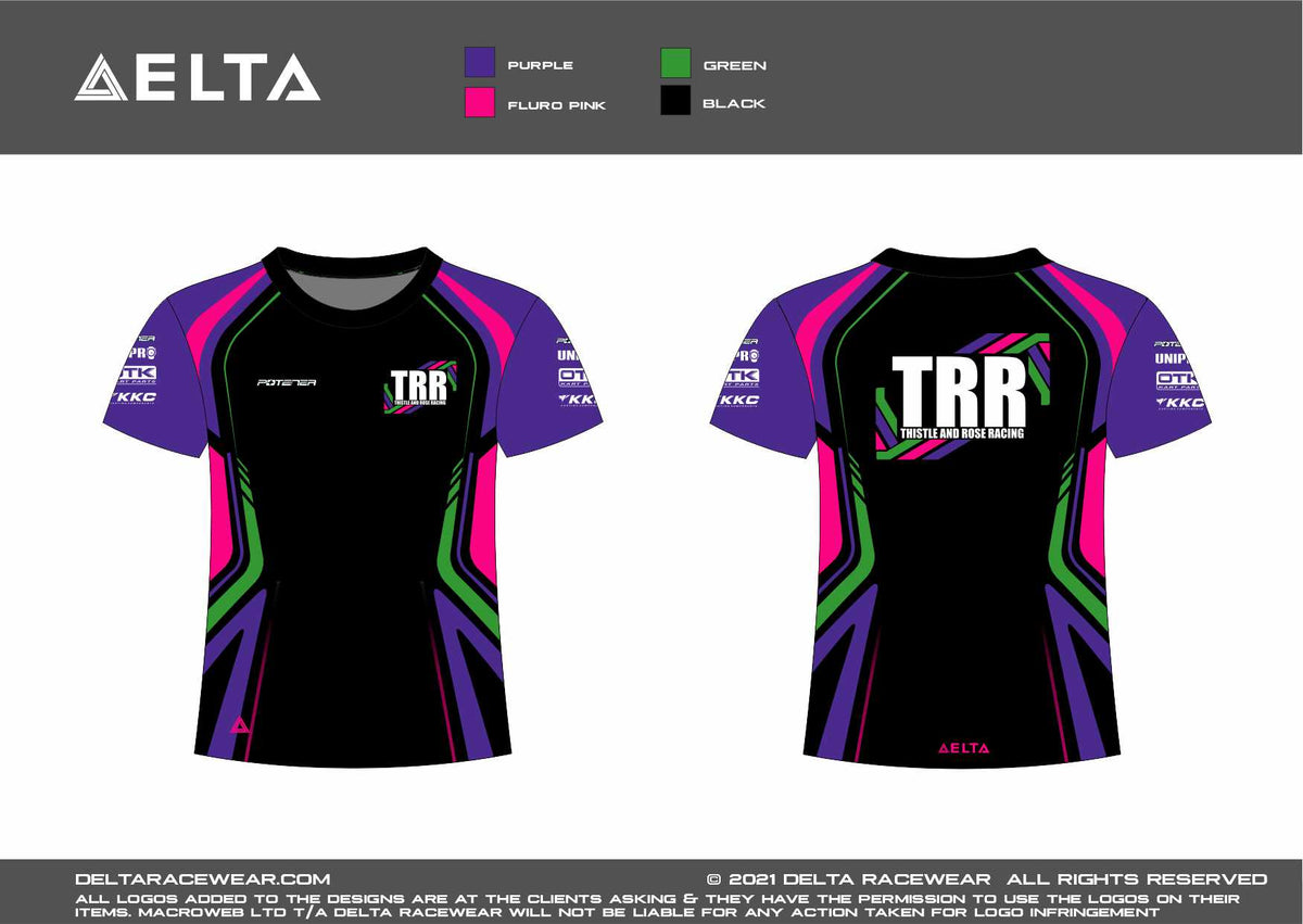 TRR Sublimated Men's T-Shirt – Delta Racewear